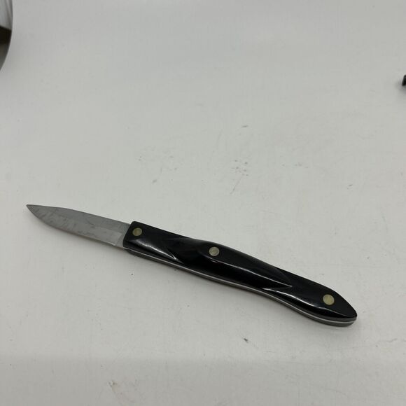 Cutco | Dining | Cutco 72 Kd Olean Ny Paring Knife Dark Brownblack ...